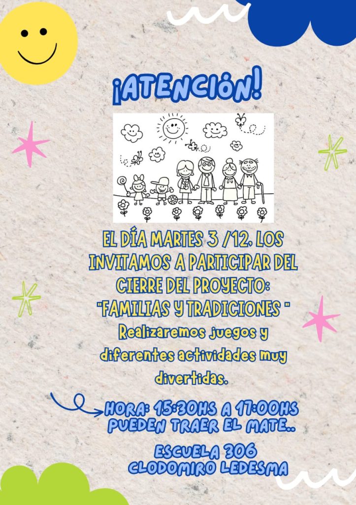 Familias y tradiciones – Campus Educativo